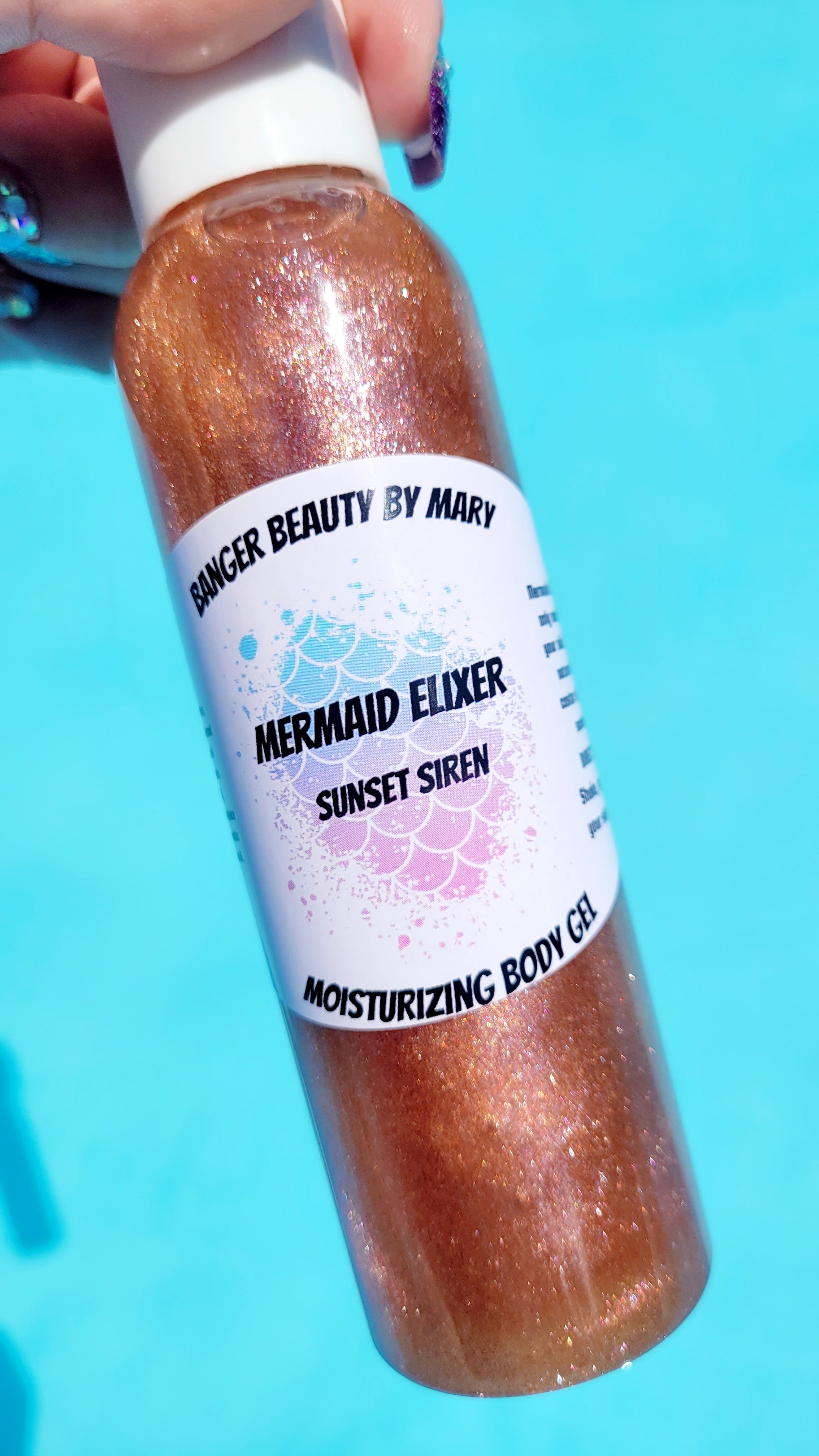 Sunset Siren Mermaid Elixer - Strawberry Macaron & Vanilla – Banger ...